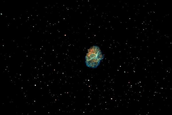 "Crab Nebula NGC 1952" identified in 1731.It was created by a Supernova ...